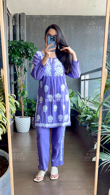 Chikankari Kurta Sets – Pakke Dhaage